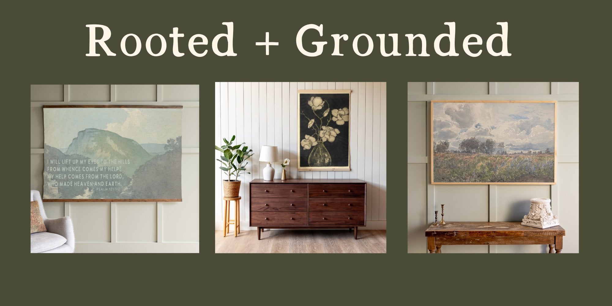 Wood Signs | Shop Wooden Wall Signs for Home - Rooted & Grounded