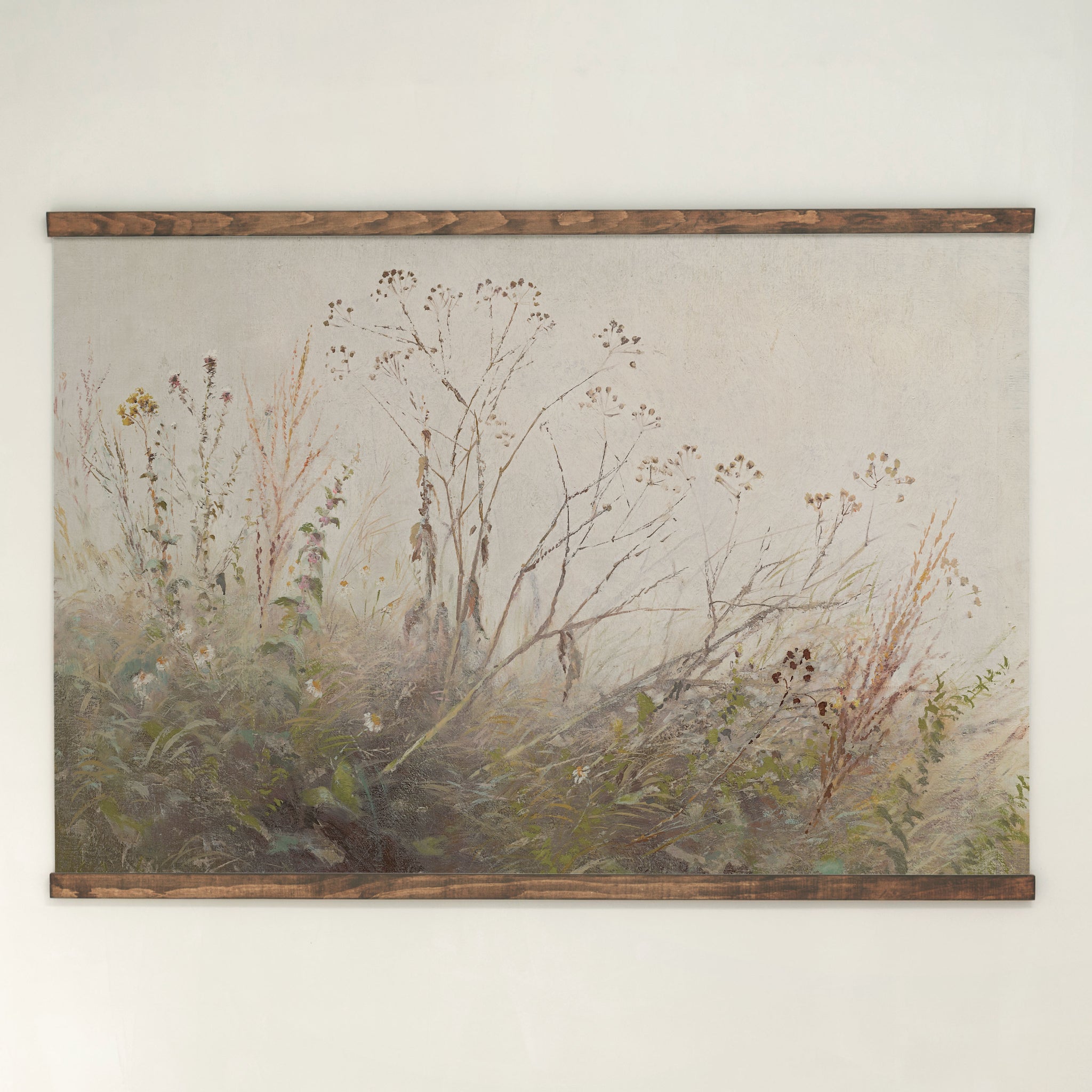 Vintage Botanical Wildflower | Horizontal Tapestry | 160