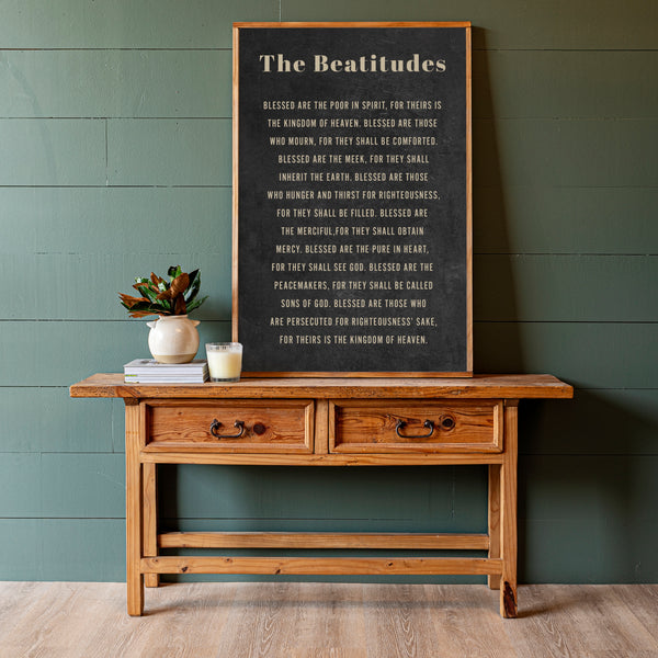 The Beatitudes | Framed Wooden Art | 181
