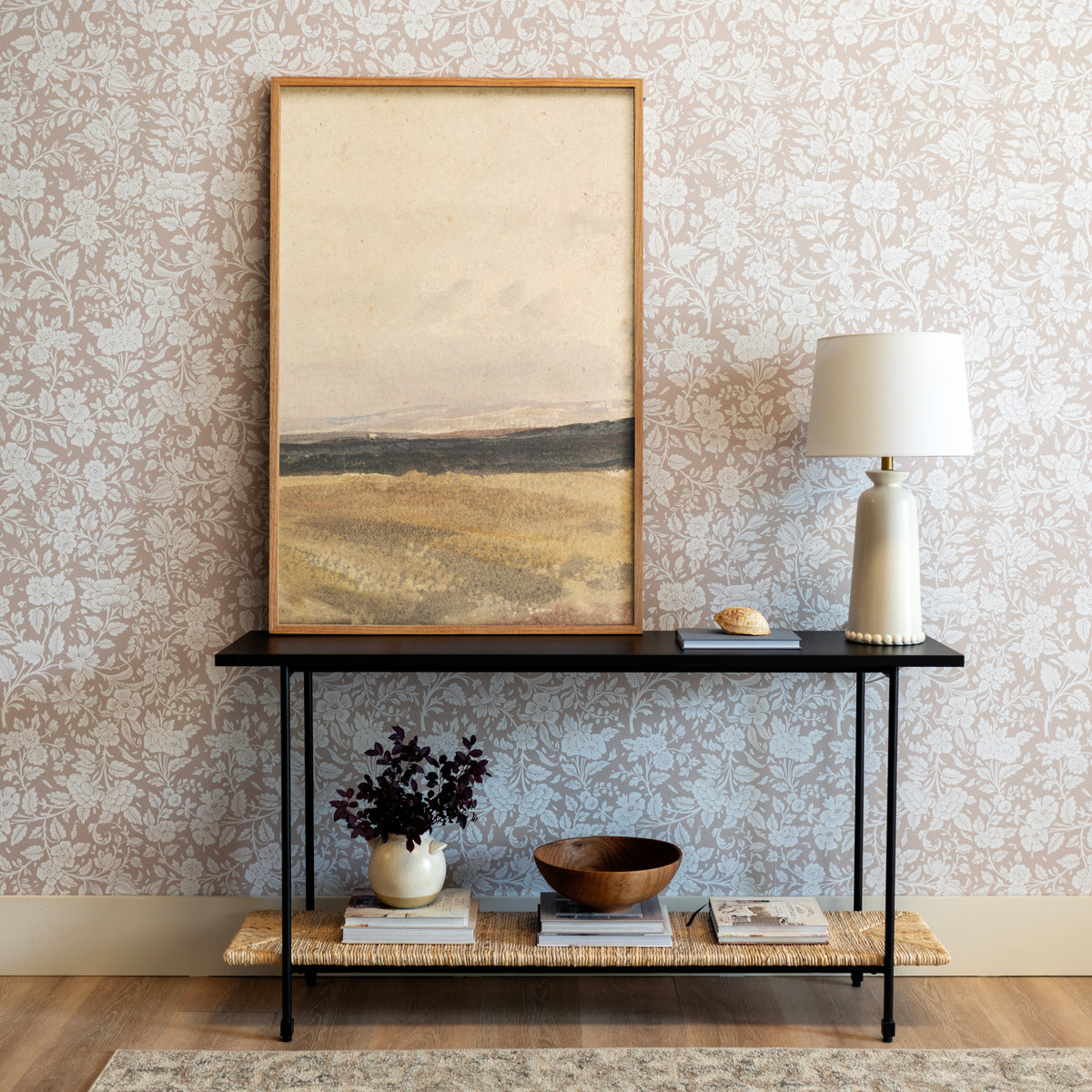 "Prairie Abstract" Large Framed Art | Vertical | 187