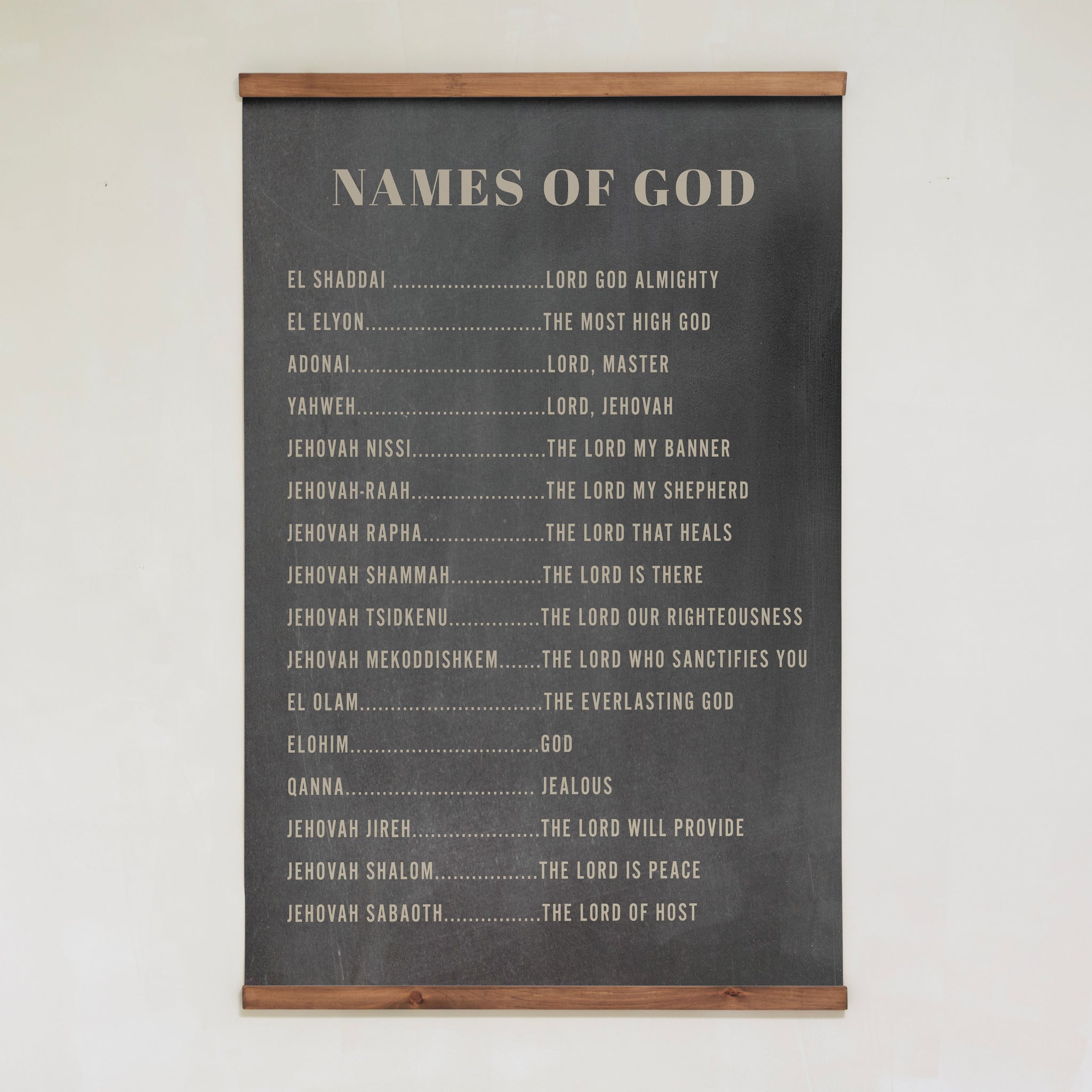 Names Of God | Vertical Tapestry | 190