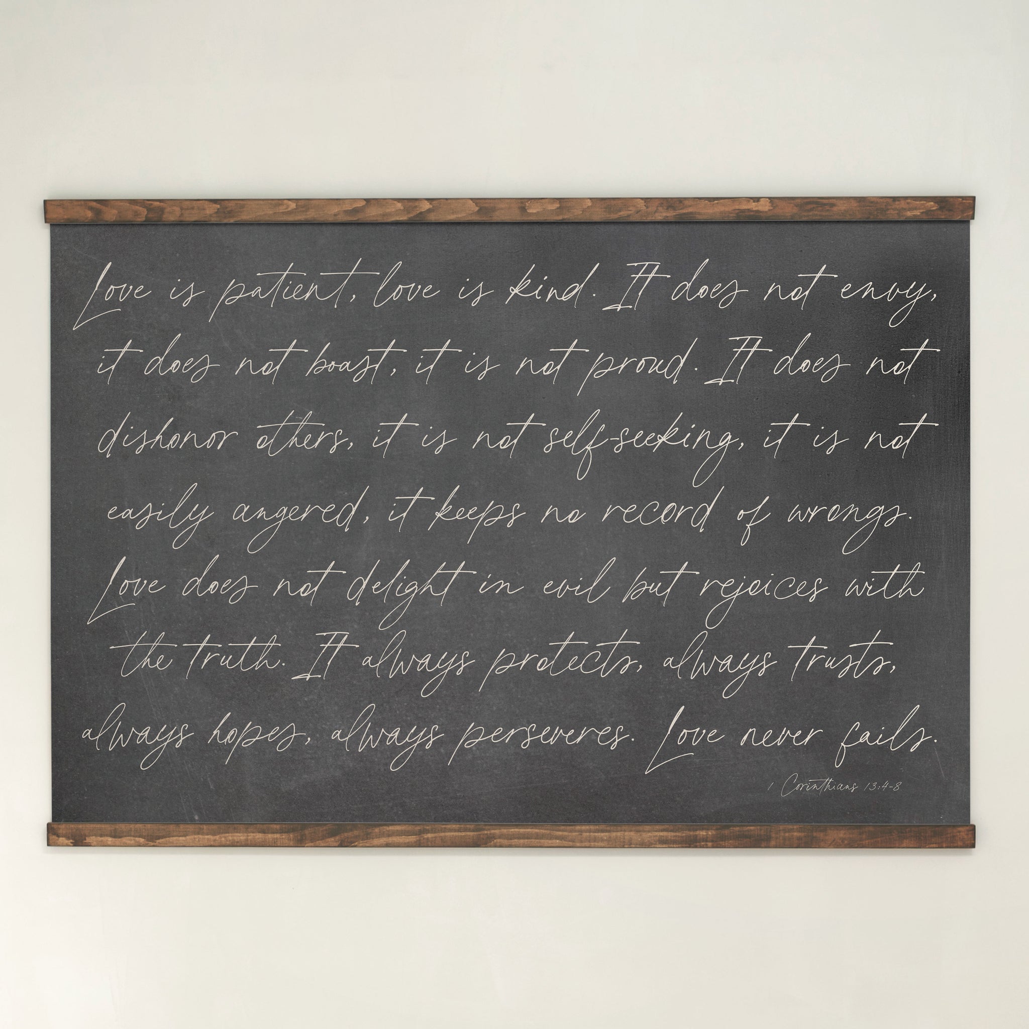 Love Is Patient, Love Is Kind | Horizontal Tapestry | 193