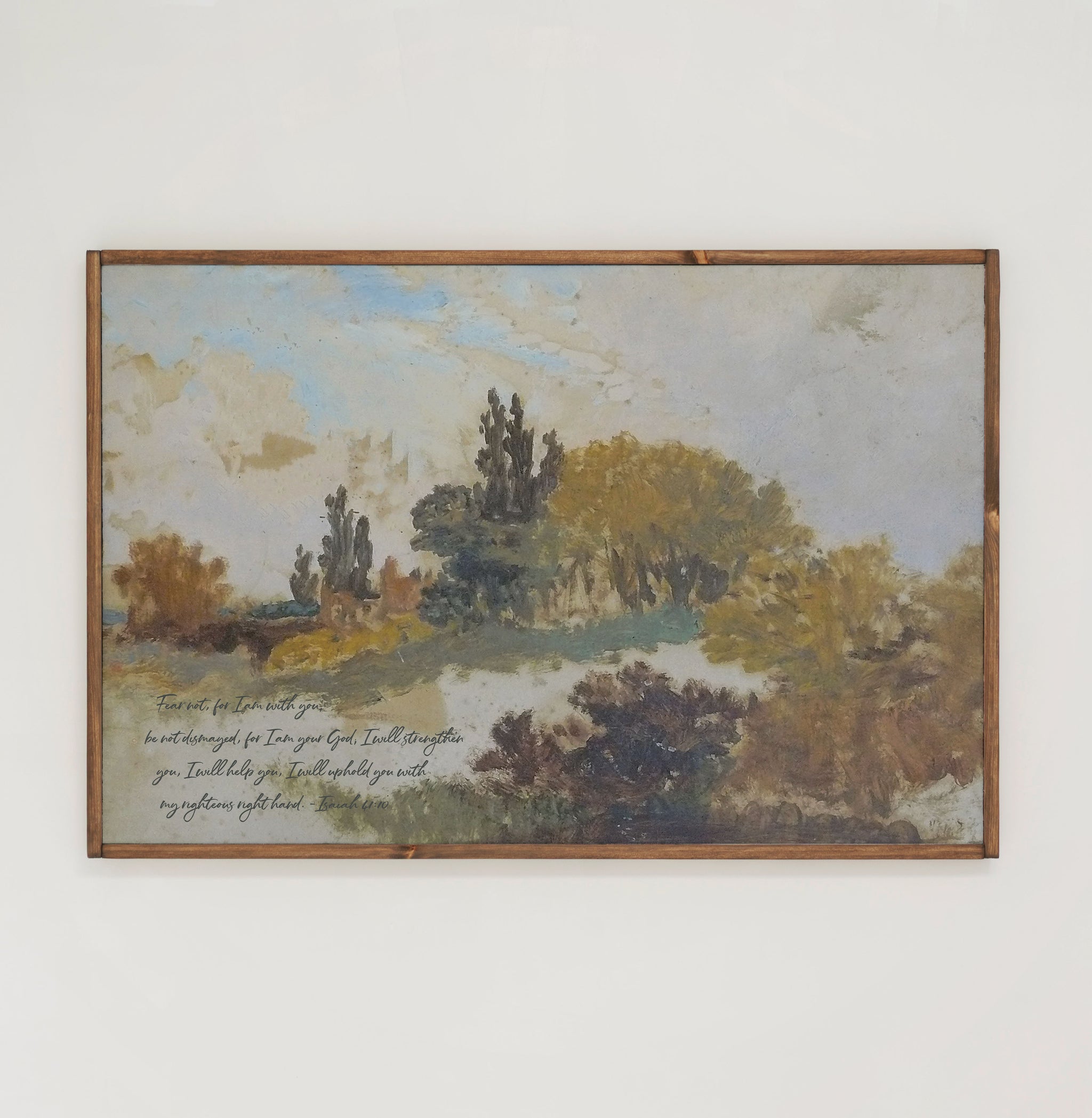 Fear Not | Framed Wooden Art - Horizontal | 460
