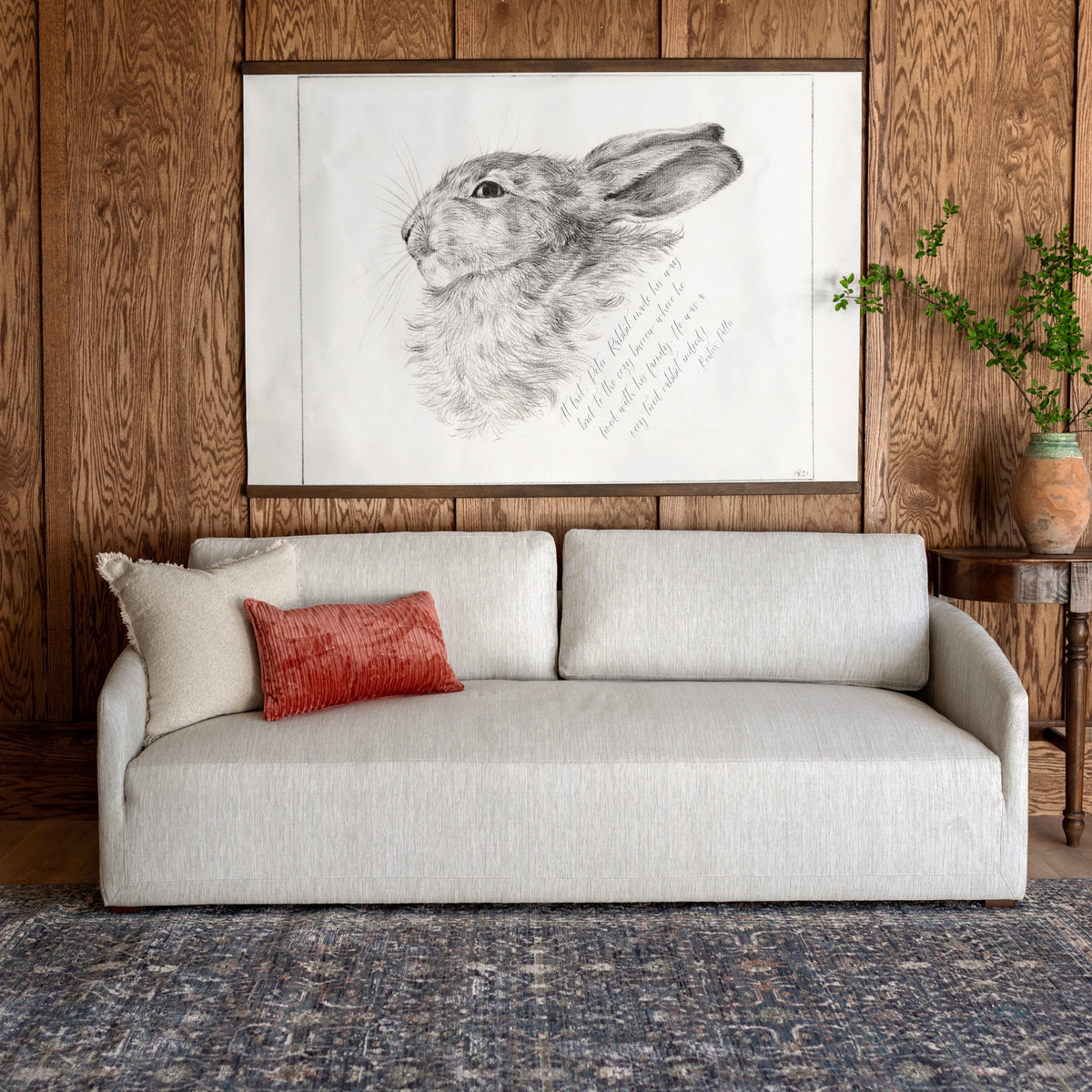 A Very Tired Rabbit | Horizontal Tapestry | 562