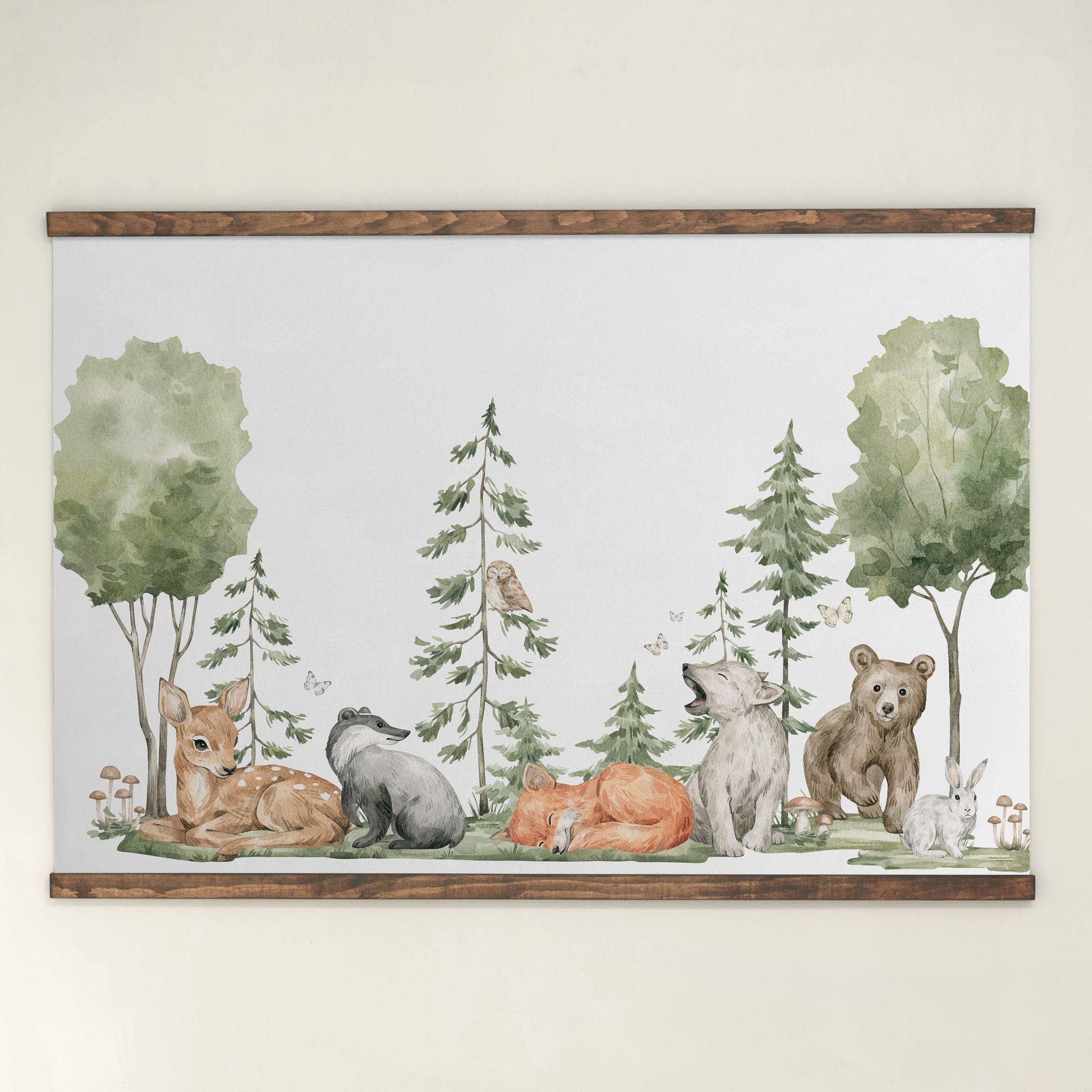Woodland Animals | Horizontal Tapestry | 590
