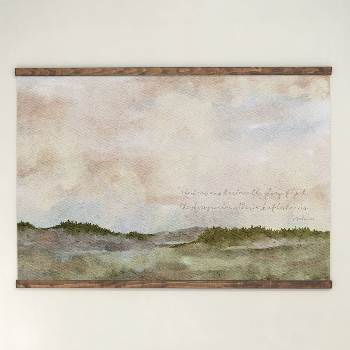 The Heavens Declare The Glory Of God | Horizontal Tapestry | 690