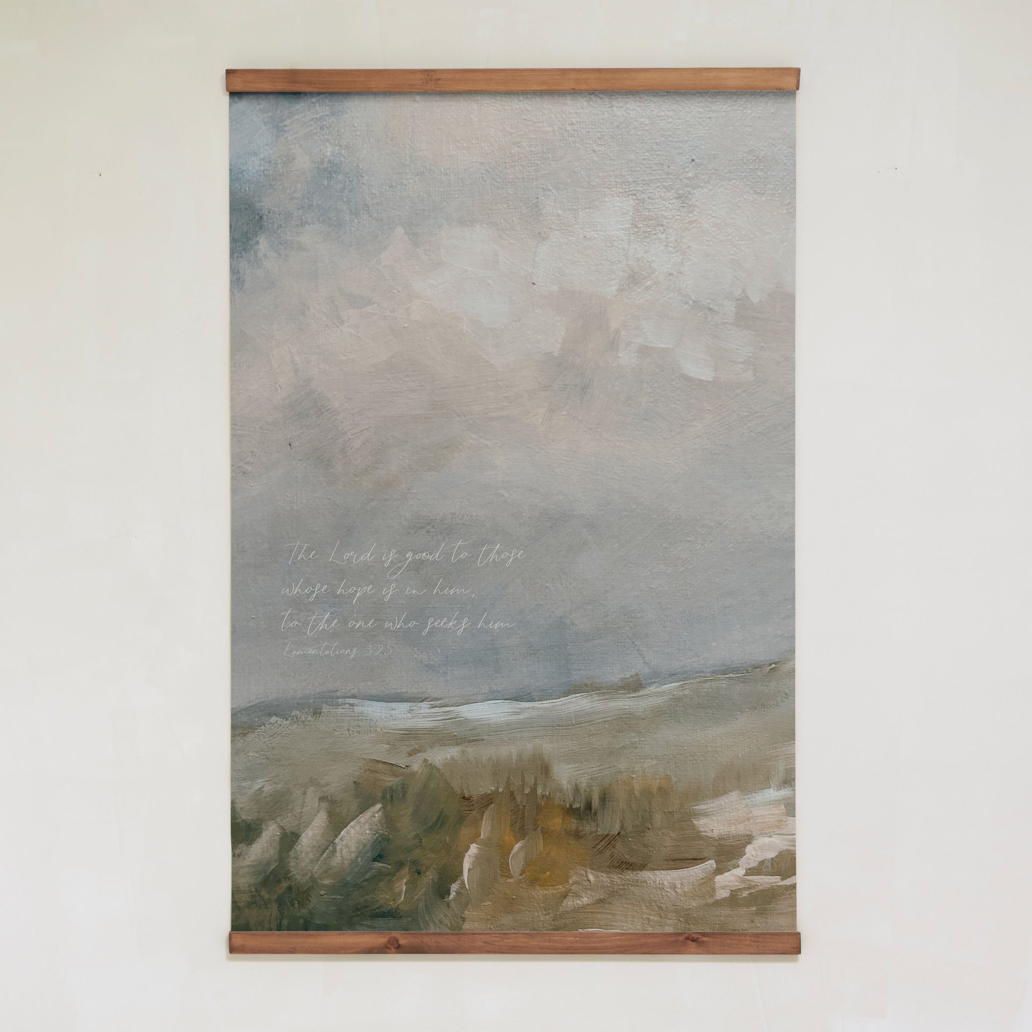 The Lord Is Good To Those Whose Hope Is In Him | Vertical Tapestry | 6