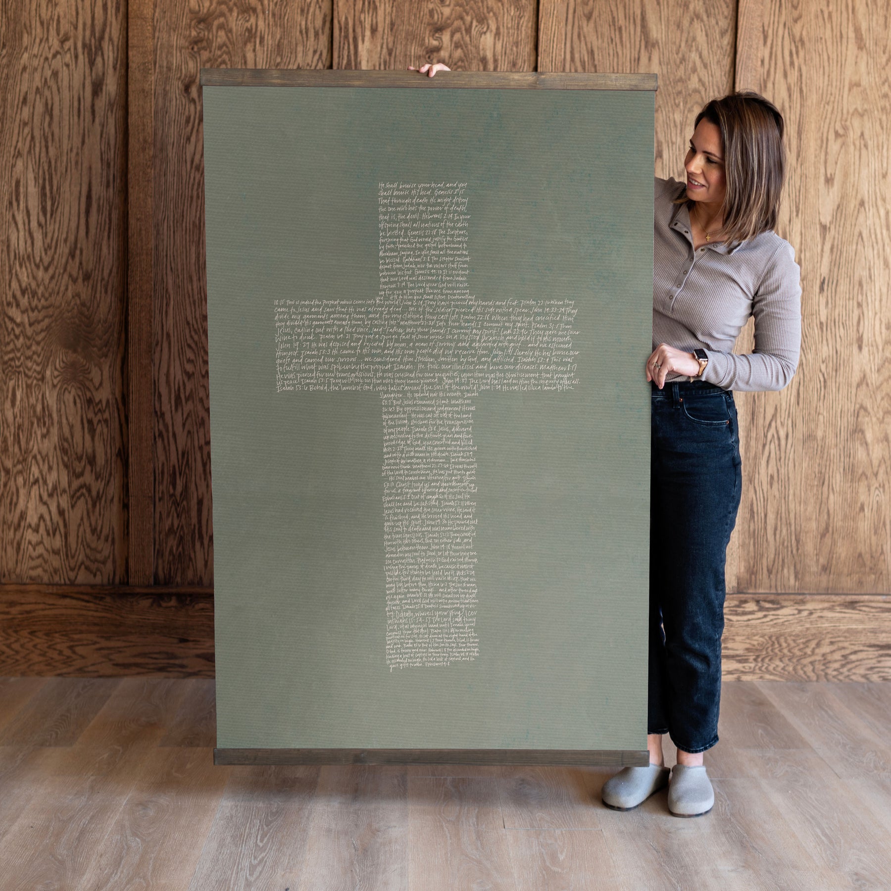 Scripture Art - Oversized Tapestry