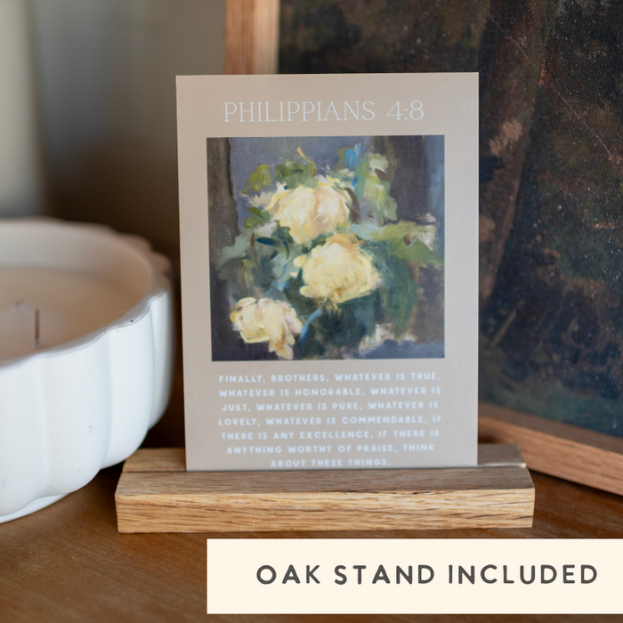 Heirloom Scripture Cards with Stand