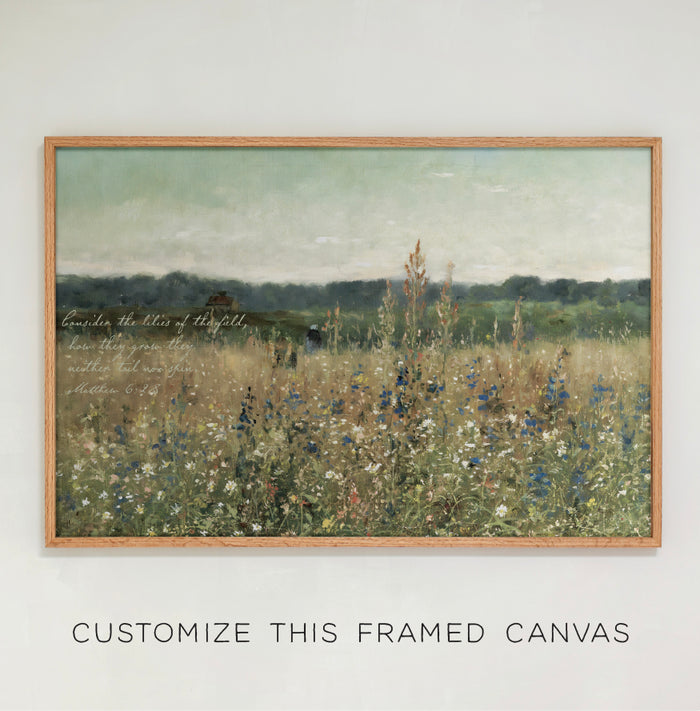 Custom Framed Canvas