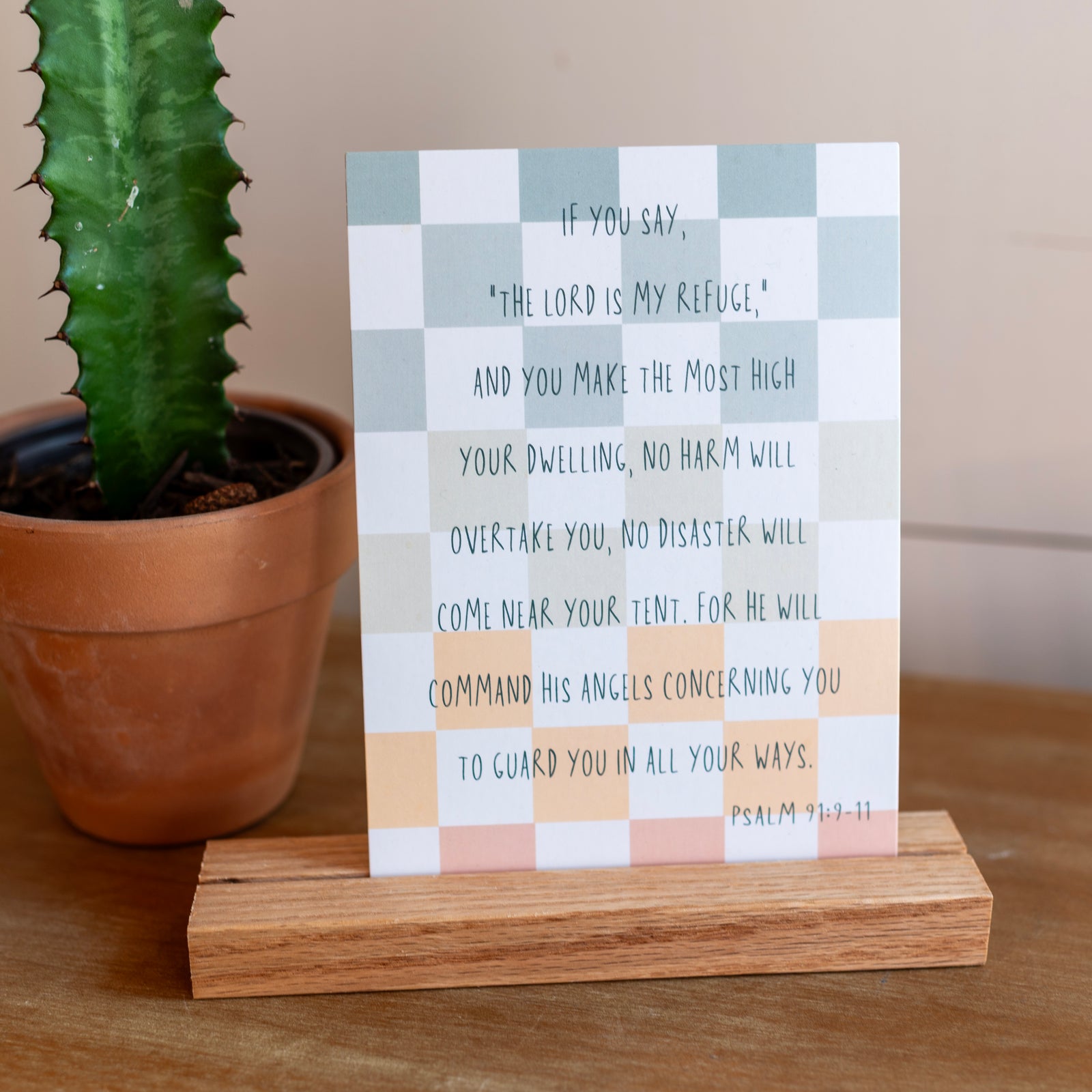 Scripture CardsChristian Scripture Cards with Wooden Stand – Bible ...